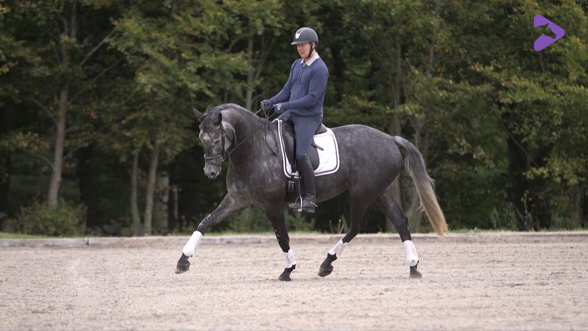 Volter & ridning på buet spor - Rid Bedre TV